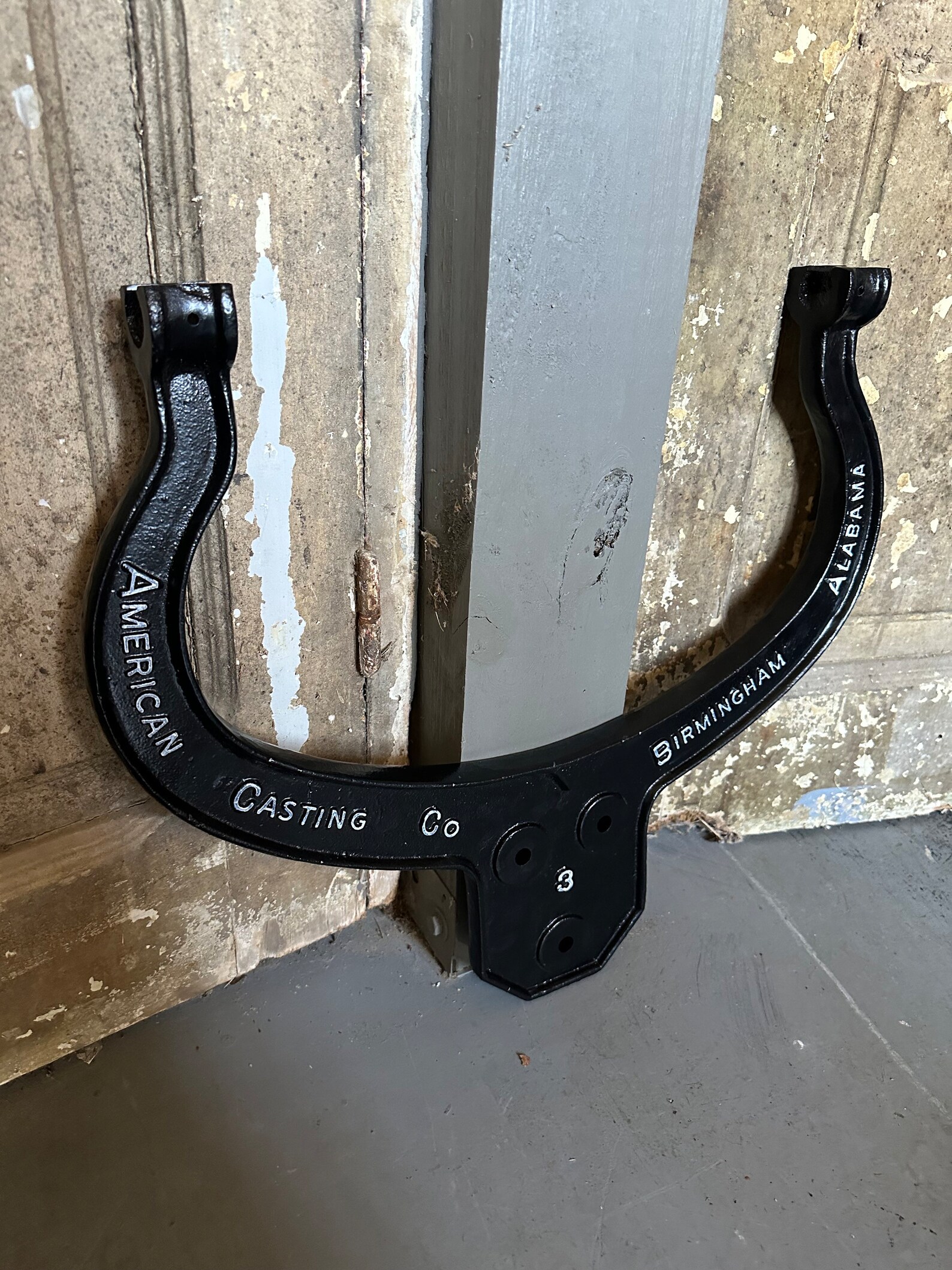 No3 Cast Iron Bell Yoke American Casting Co Birmingham AL Upright ...