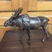 Cast Iron Moose Statue Figure Art Doorstop Elk Cabin Lake Home Decor ...