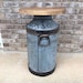 Incredible Antique Milk Can Round Table Reclaimed Wood Rustic - Etsy