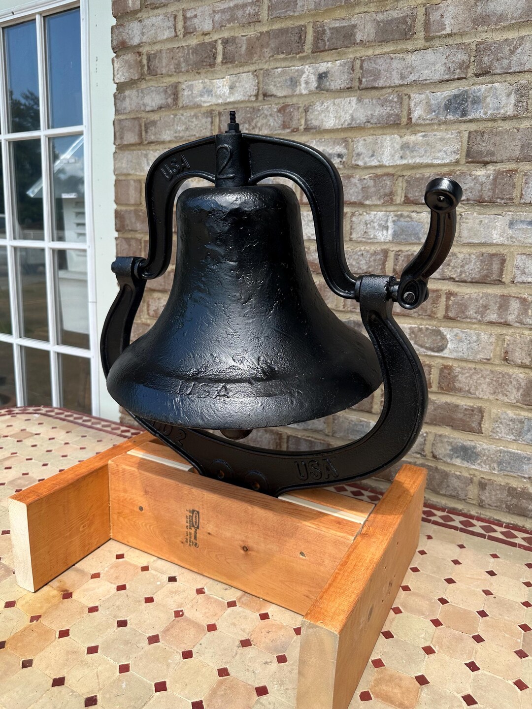 No2 Cast Iron Bell USA - Complete Full Yoke Upright Dinner Rest - Etsy