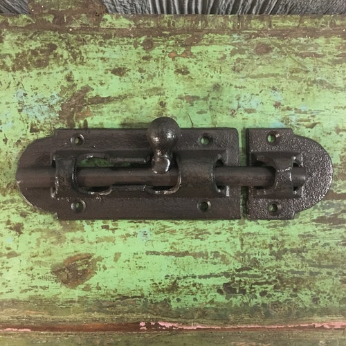 Large Cast Iron Gate Lock or Latch Door Latch Lock - Etsy