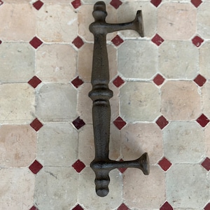 Set of 2 - French Country Style Cast Iron Handles Barn Rustic Farmhouse ...