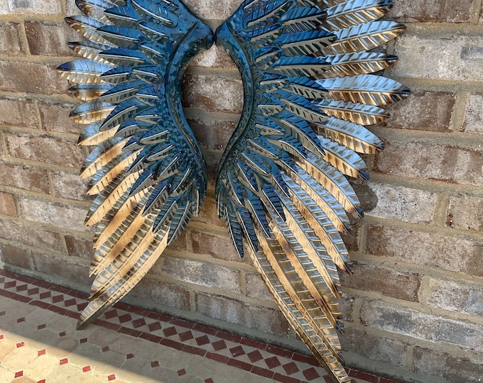 Angel Wings Corrugated Tin, Metal Angel Wings, Corrugated Metal Signs ...