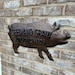 Vintage Style Metal Feed & Grain Organic Feeds Pig Sign - Etsy
