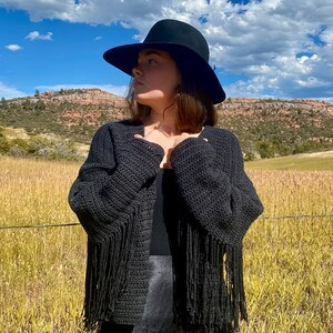 Free Spirit Jacket CROCHET PATTERN - Western Style Fringe Jacket - Etsy