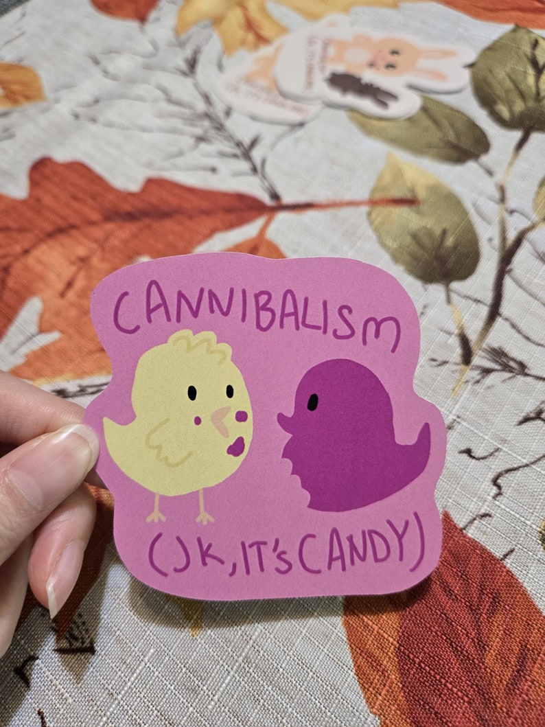 Cannibalism Chick Sticker - Etsy