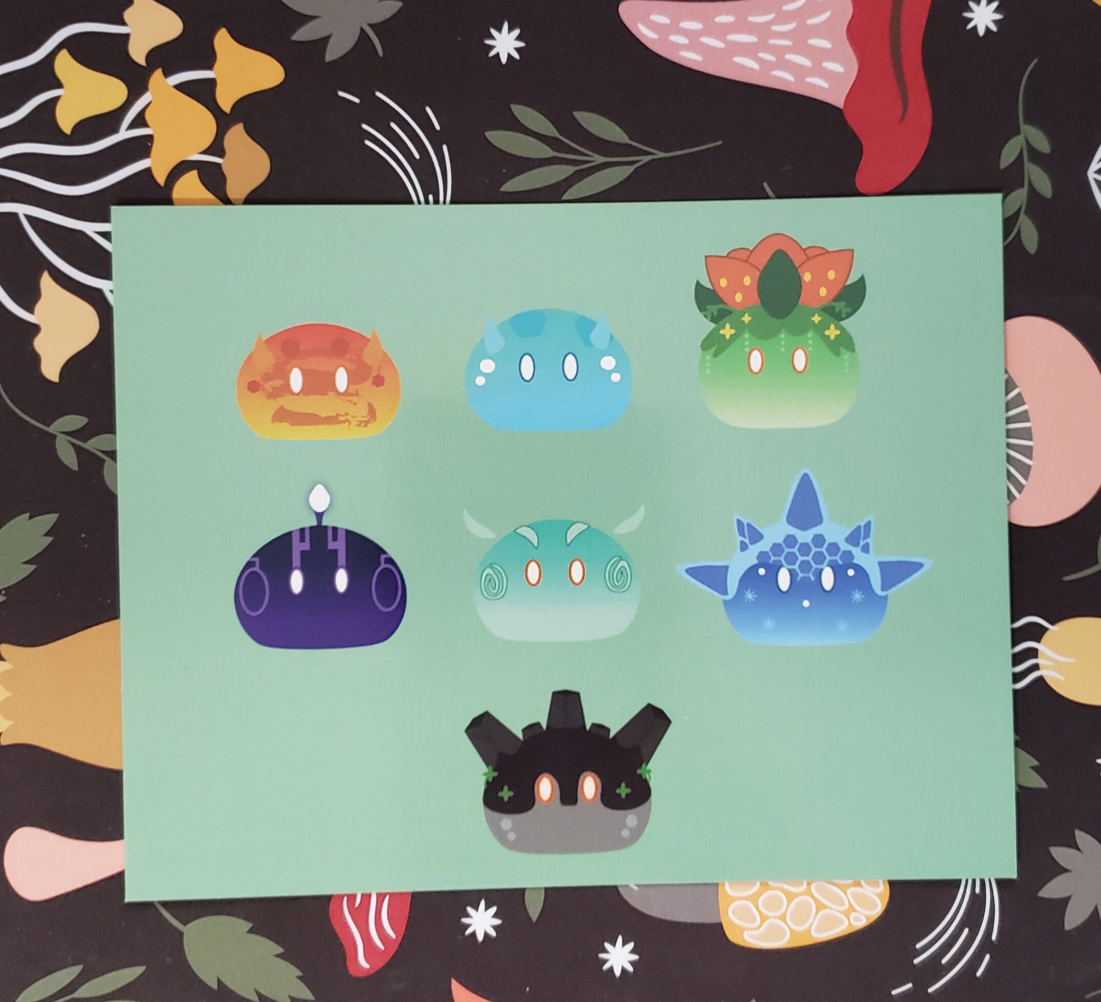 Elemental Slime Print - Etsy