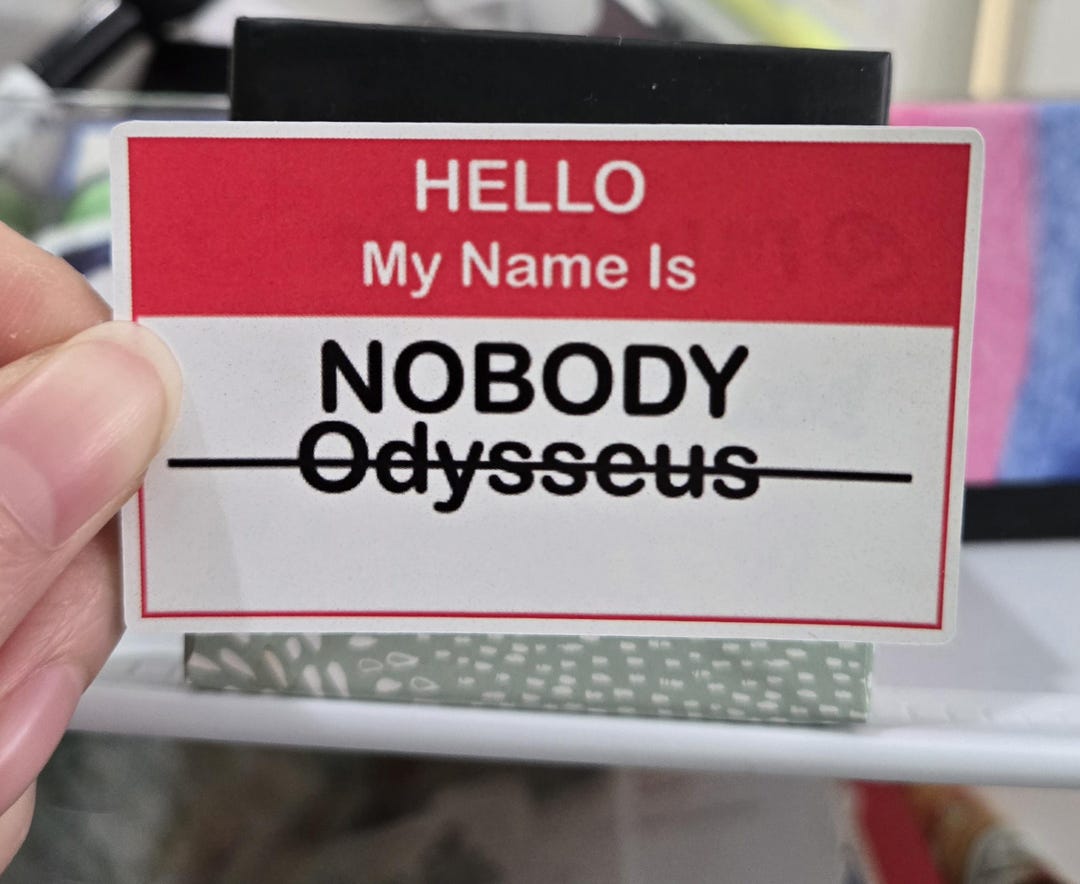 My Name is Nobody Sticker - Etsy