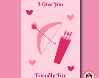 Your Love is Fire Flaming Heart Risograph Valentine's Day Card - Etsy