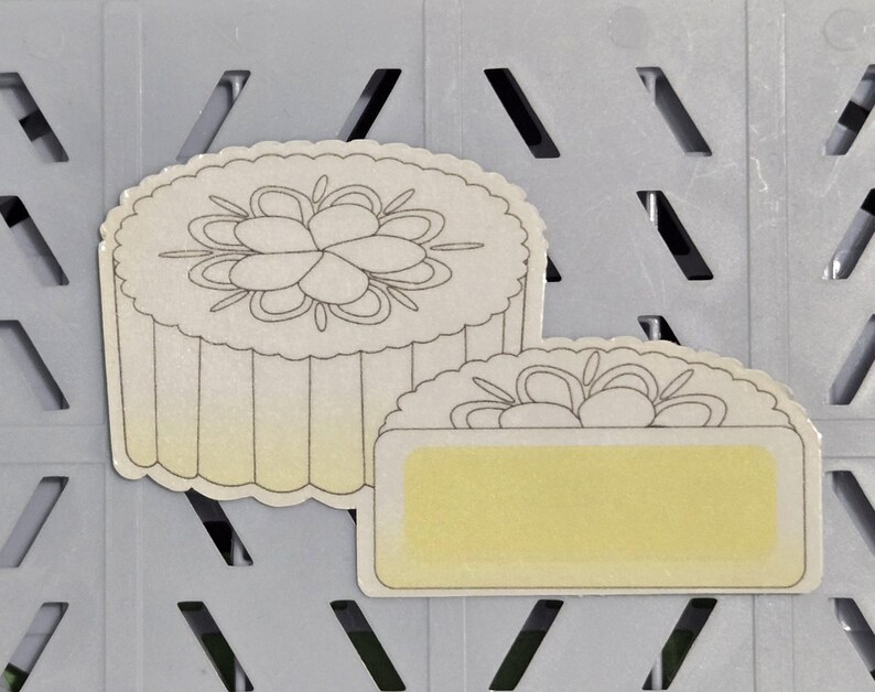 Mooncake Sticker, Mid Autumn Festival, Chinese Holiday, Dessert - Etsy