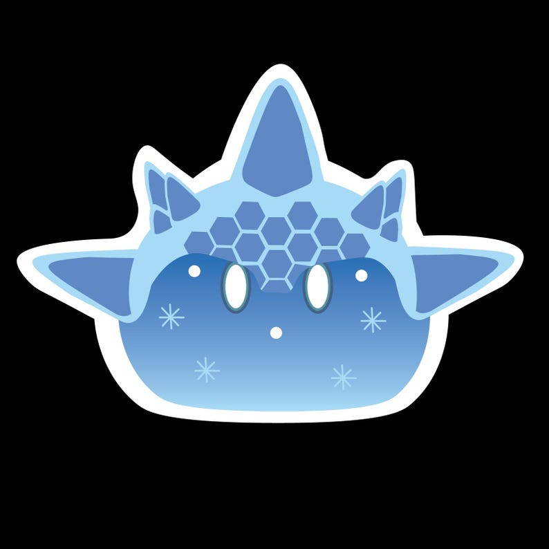 Elemental Slime Stickers - Etsy