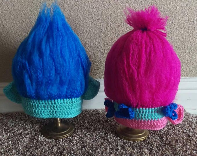 Trolls Hats, Trolls Beanies, Poppy Hat, Branch Hat - Etsy