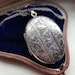 Antique Victorian Sterling Silver Aesthetic Ivy Leaf Locket Necklace ...