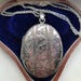 Antique Victorian Sterling Silver Aesthetic Ivy Leaf Locket Necklace ...
