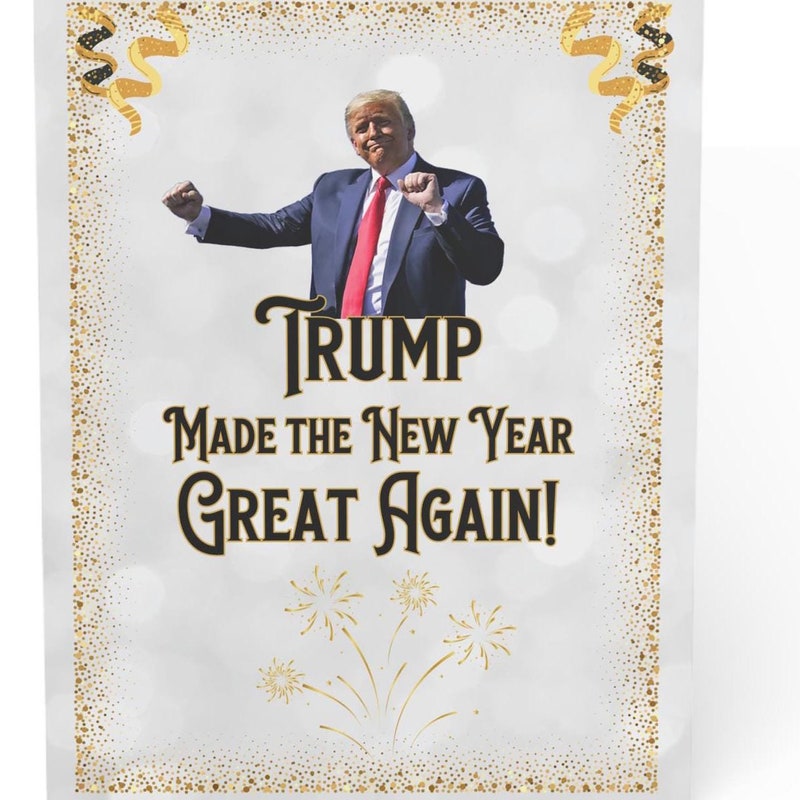 Trump Greeting Card - Etsy