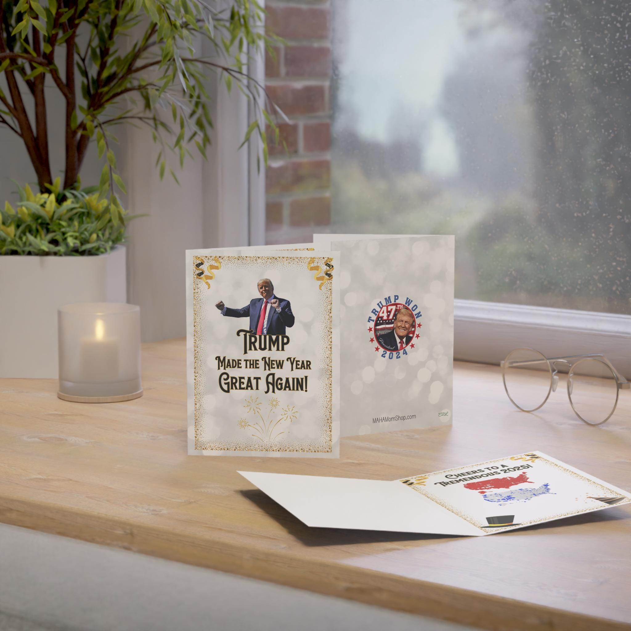 Trump New Year Cards | Republican Happy New Year Greeting Cards | MAGA ...