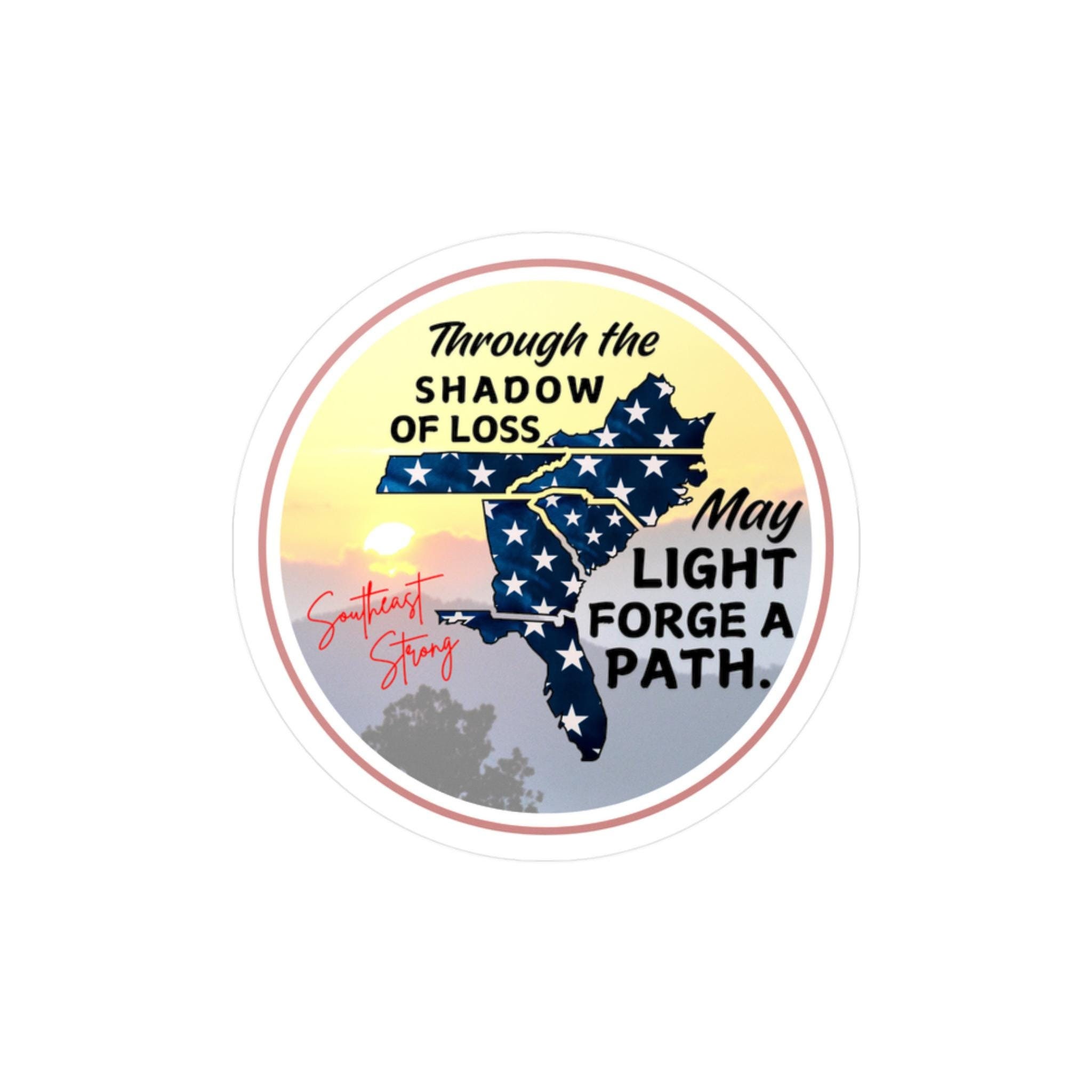 Hurricane Helene Relief Charity Kiss-cut Vinyl Decal Southeast Strong ...