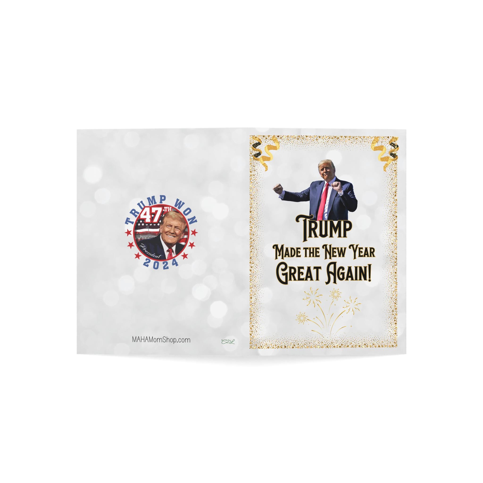 Trump New Year Cards | Republican Happy New Year Greeting Cards | MAGA ...