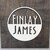Custom Round Baby Name Sign - Etsy