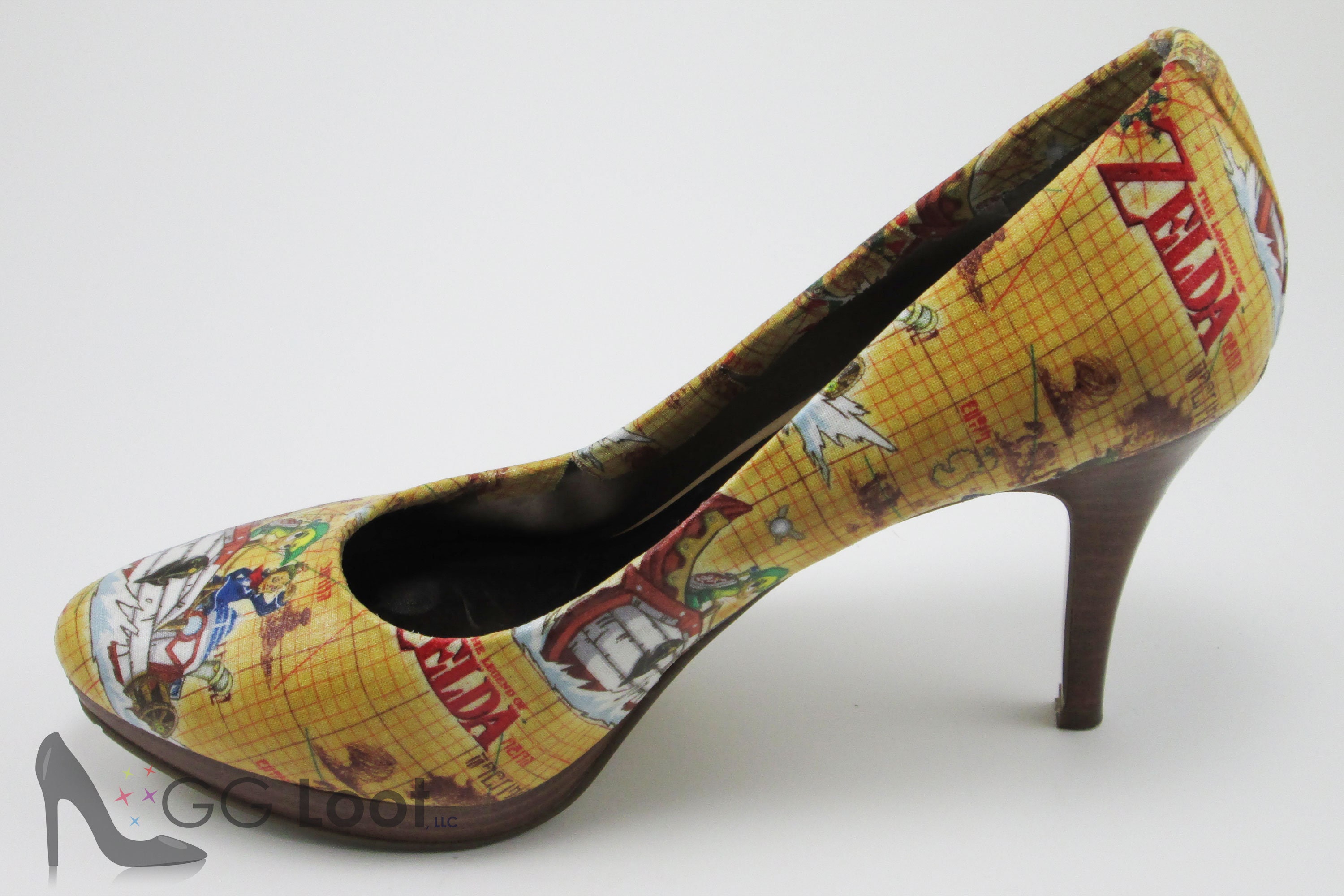 Upcycled Legend of Zelda High Heel Pumps - Etsy