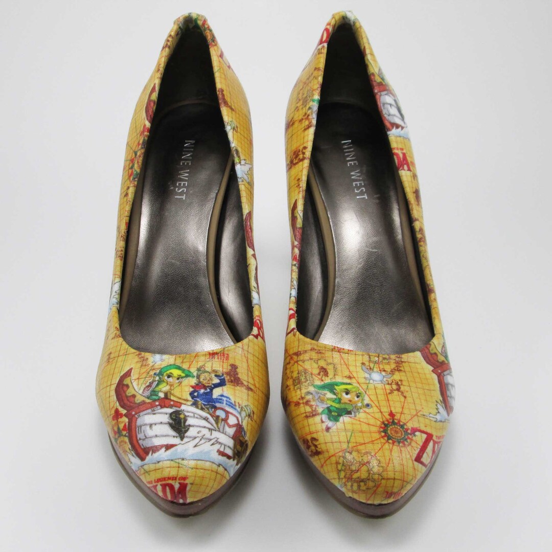 Upcycled Legend of Zelda High Heel Pumps - Etsy