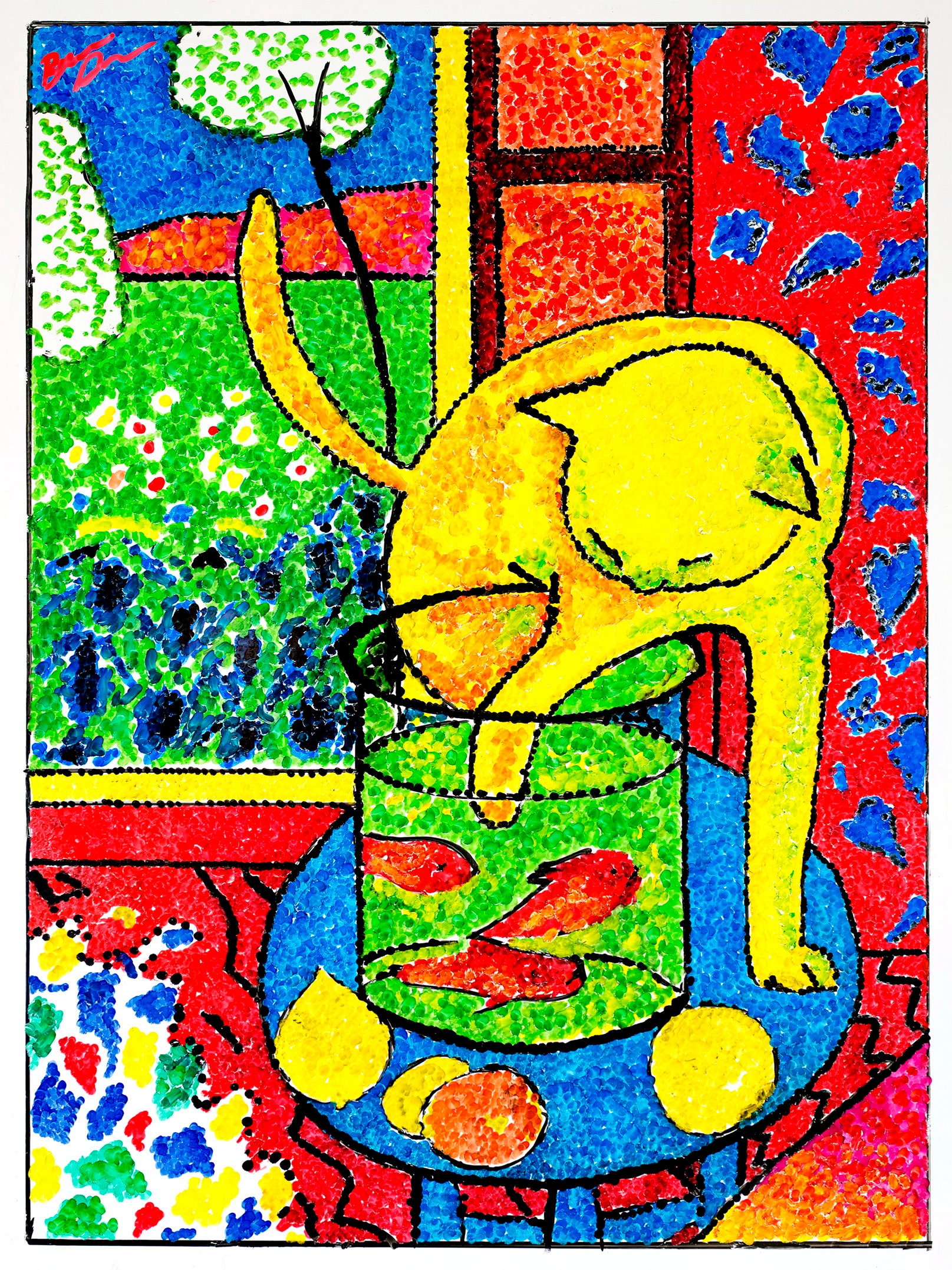 Matisse Le grand chat tableau blanc impression HD de | Etsy