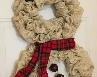 Burlap snowman | Etsy