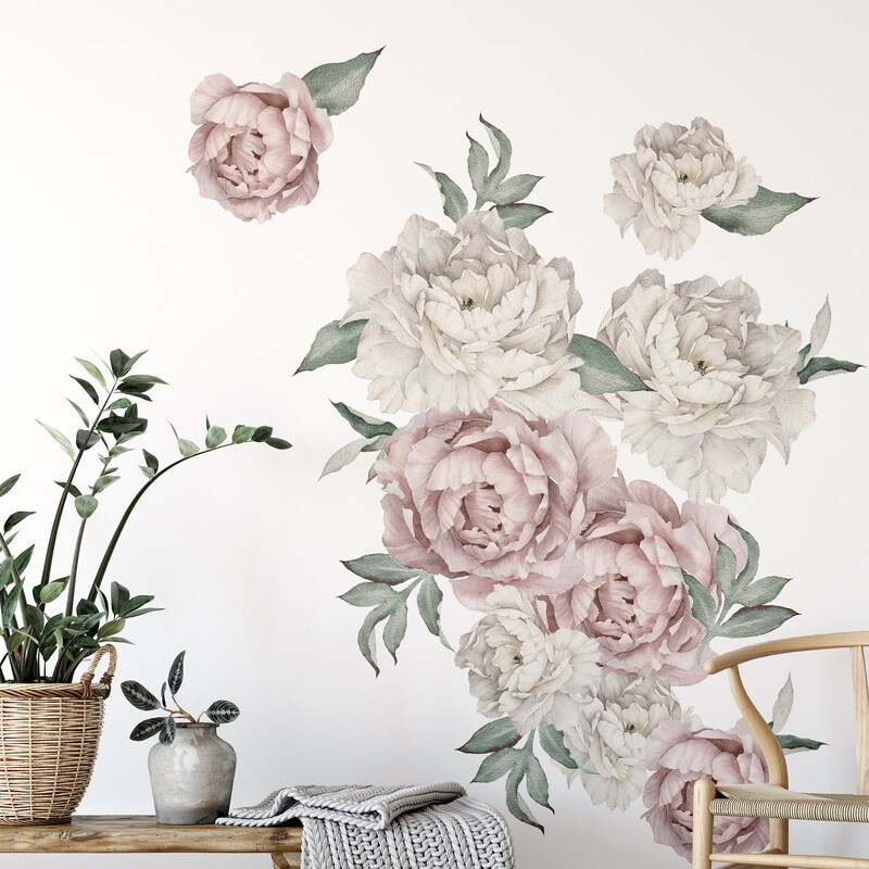 Peony Decal - Etsy