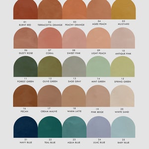 Cream Mauve Neutral Arch Wall Decal, Minimalist Color Block Arch Decal ...