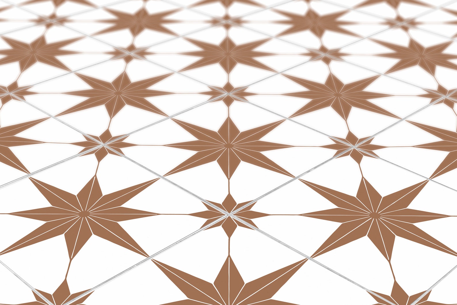 Terracotta Star Tile Decal Stickers: Vintage Pattern, Peel and Stick - Etsy