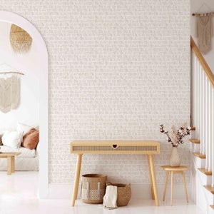 Paint Brush Dotted in Sand Wallpaper A151, Abstract Removable and ...