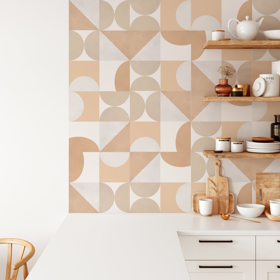 Boho Nude Multi Design Vinyl Tile Decal Stickers 24 Pack, for Floors ...