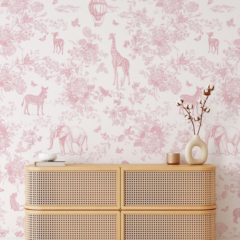 Balloon Wallpaper Pink - Etsy