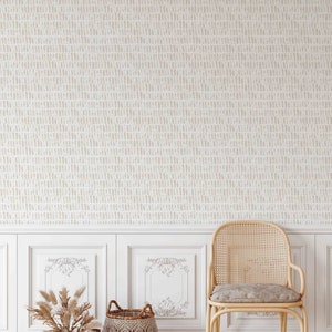 Paint Brush Dotted in Sand Wallpaper A151, Abstract Removable and ...