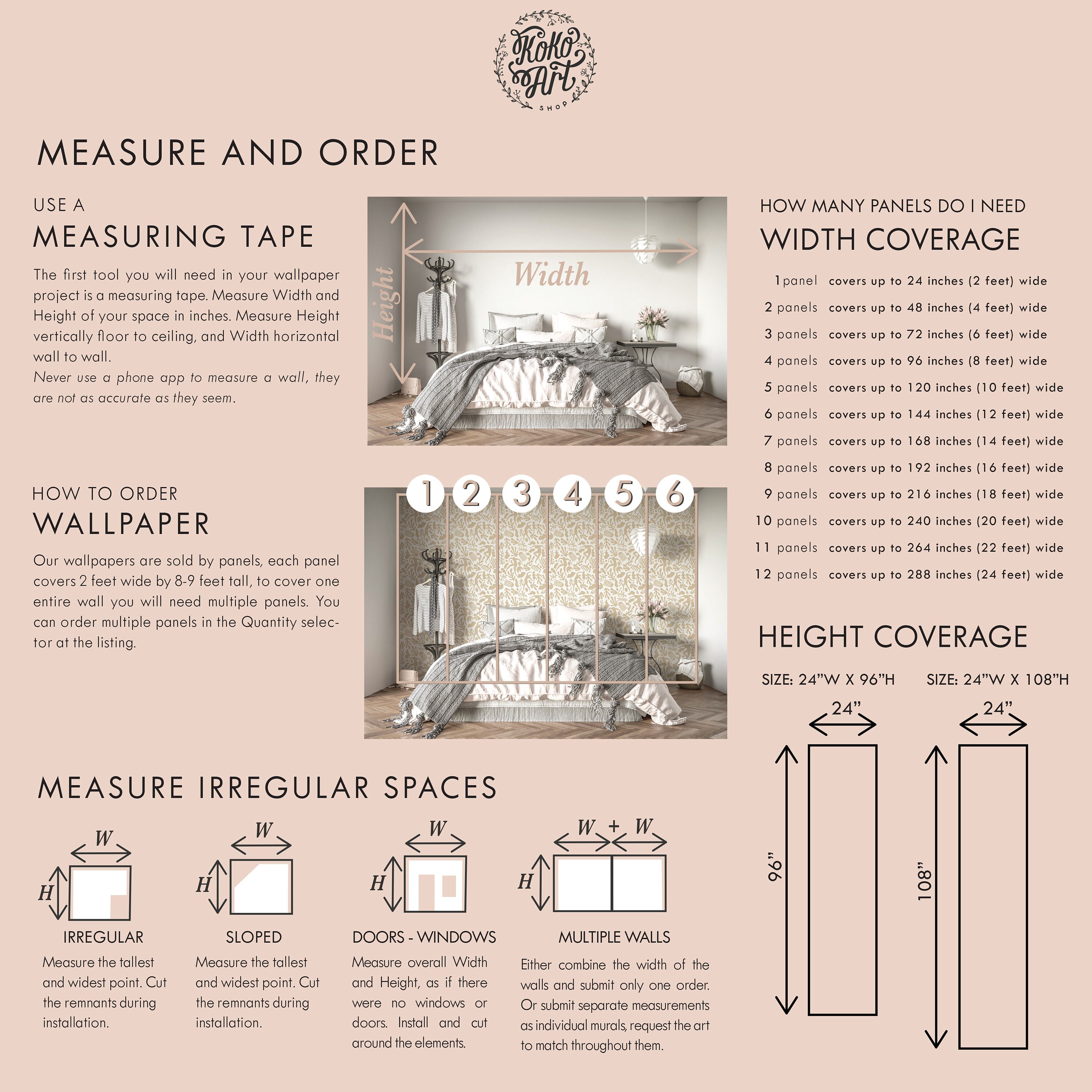 Boho Herringbone Terracotta Wallpaper A131 Abstract Removable - Etsy