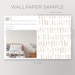 Paint Brush Dotted in Sand Wallpaper A151, Abstract Removable and ...