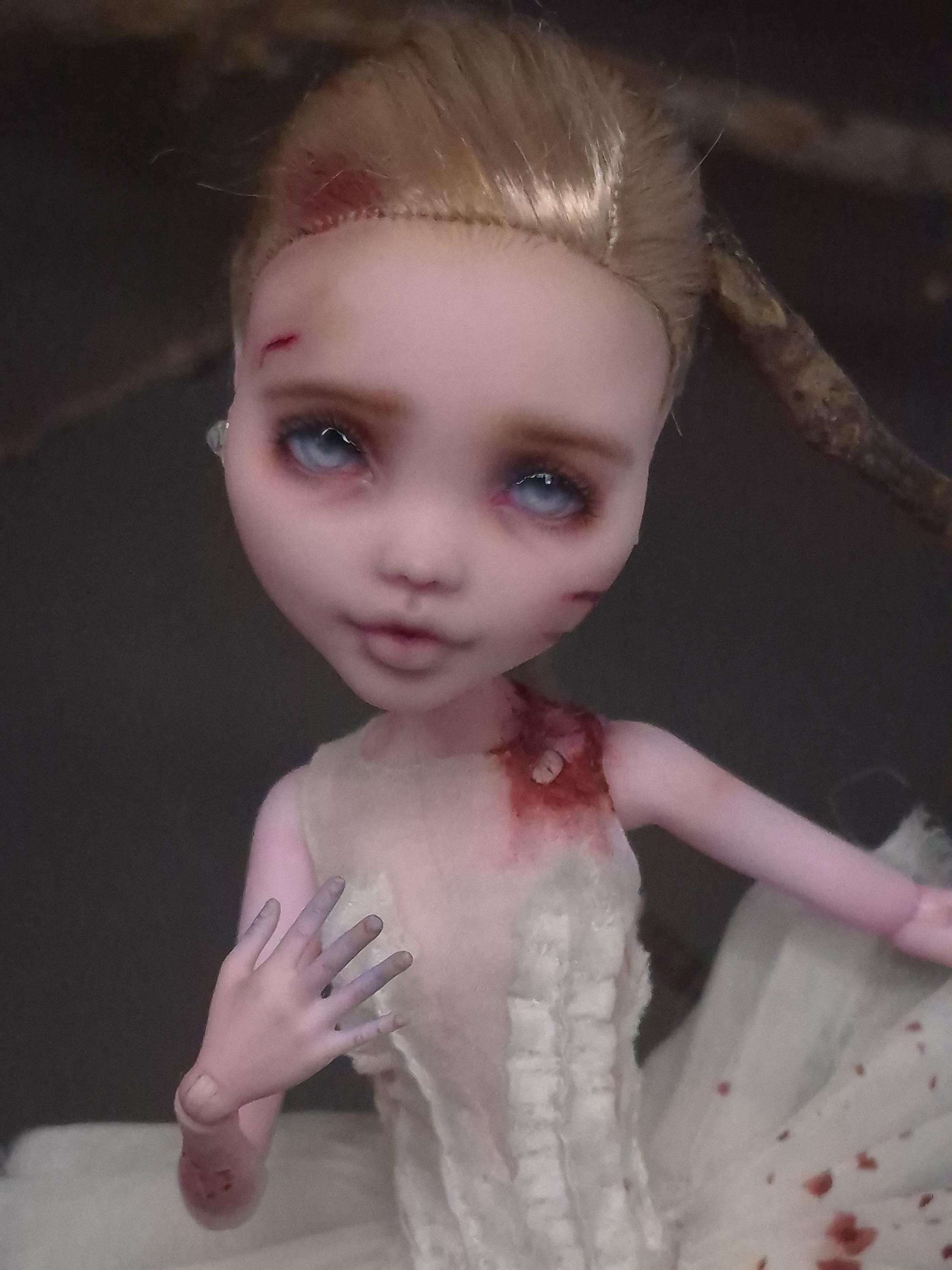 Zombie Ballerina Doll Odette Custom Repaint OOAK Monster High Draculaura - Etsy