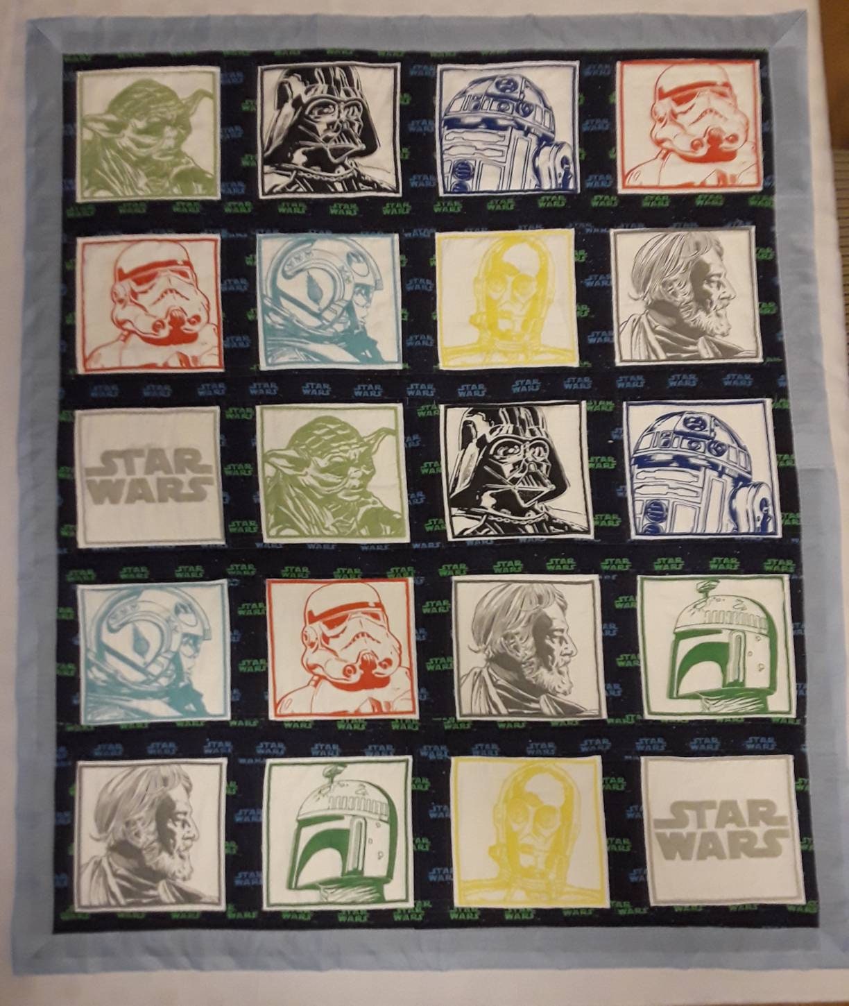 Star Wars baby quilt for a boy or girl. Beautiful modern | Etsy