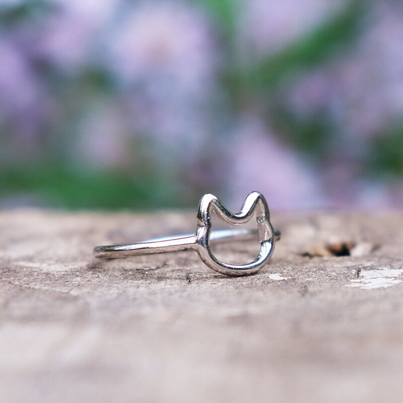 Cat Ear Ring - Etsy