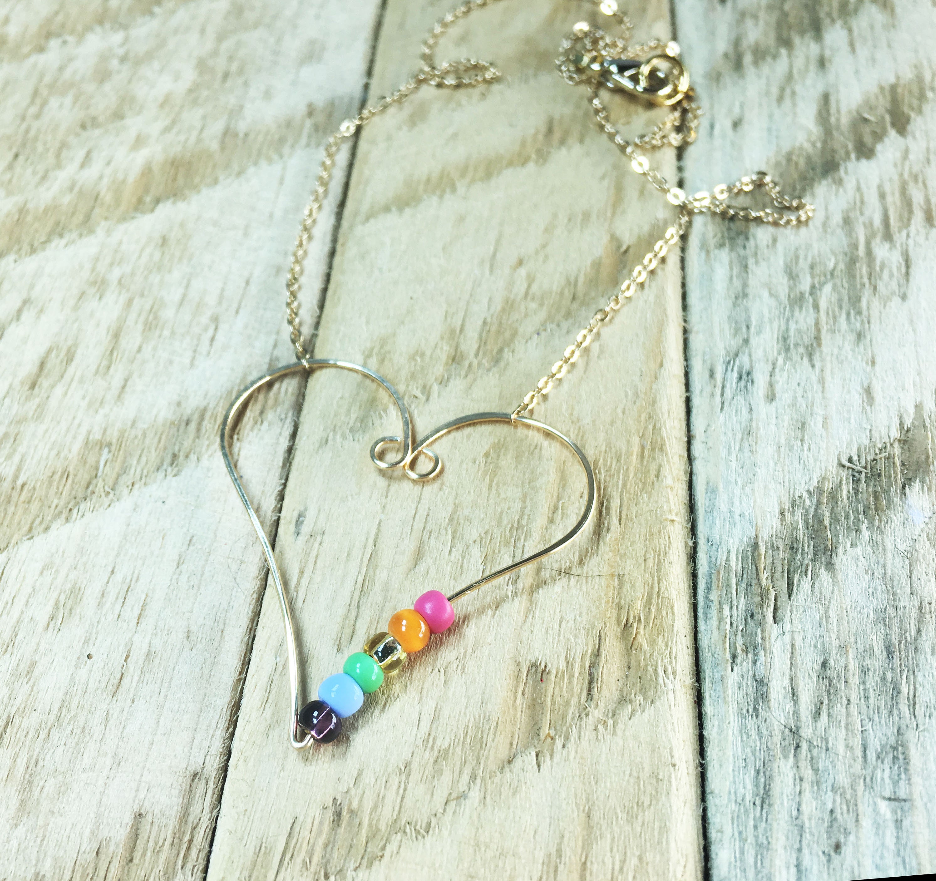 LGBTQ Necklace. Pride Necklace. Queer Necklace. Rainbow - Etsy UK