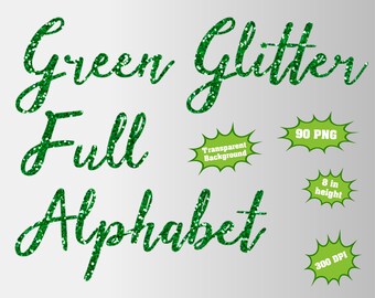 Green letters | Etsy