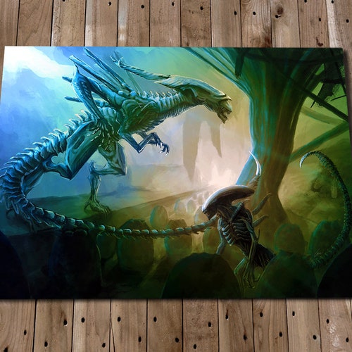 Aliens Minimalist Movie Art Print Poster Wall Art - Etsy