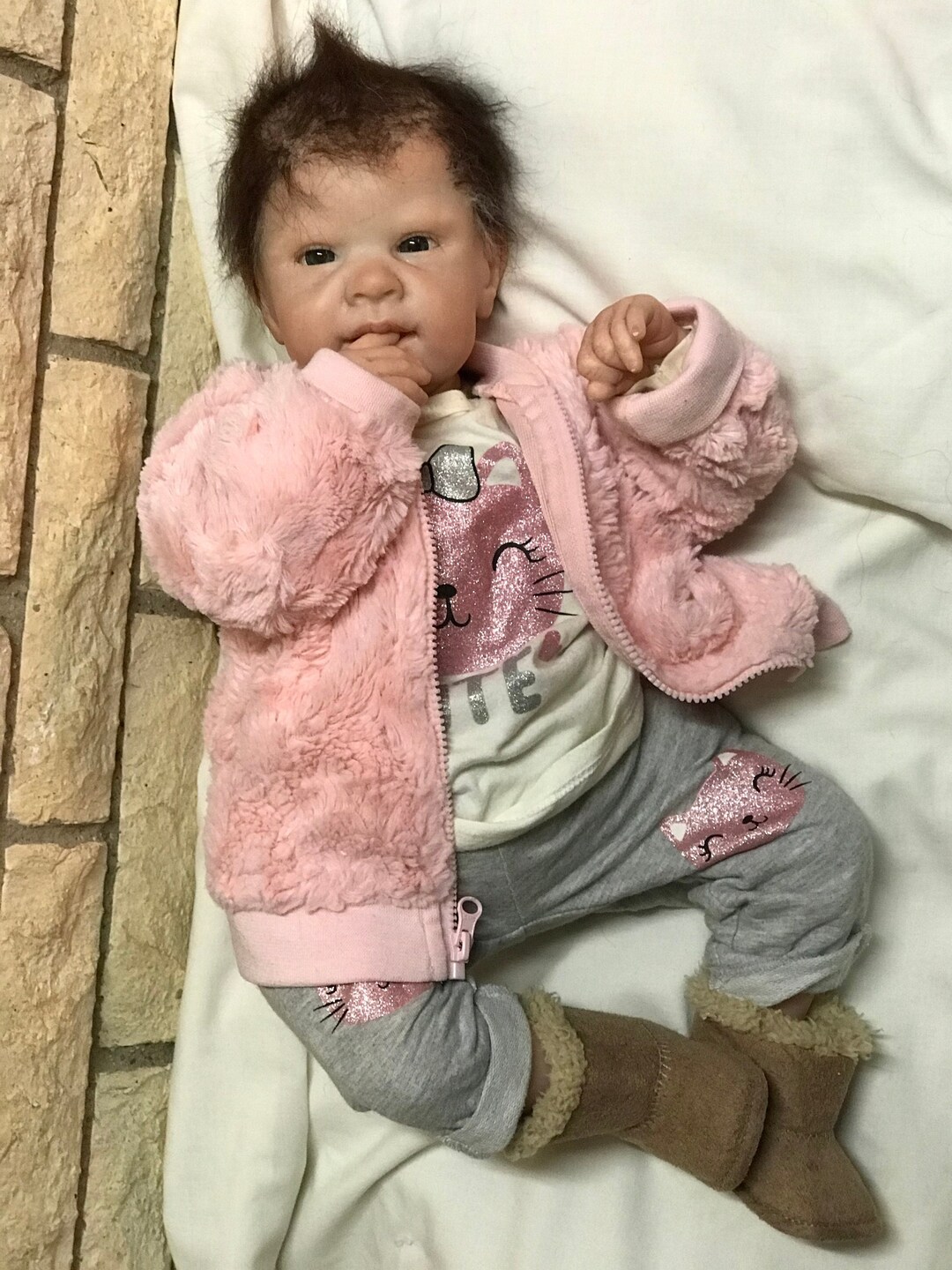 Smiling Reborn serena From Ginger Sculpt by - Etsy