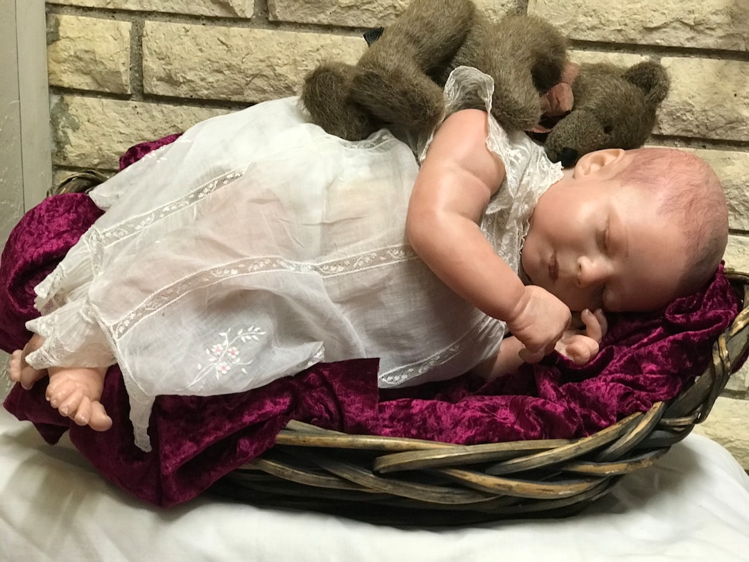 Lydia” Antique Style Reborn Doll (kimberly Kit), Belly, Painted Hair ...