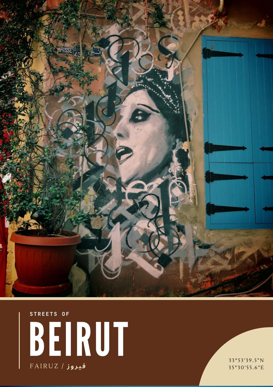 Fairuz Beirut Artwork, Streets of Beirut Photography Series - Etsy