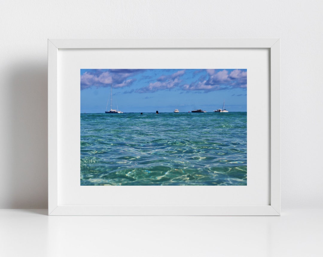 Sea Wall Art Mondello Sicily Photography - Etsy