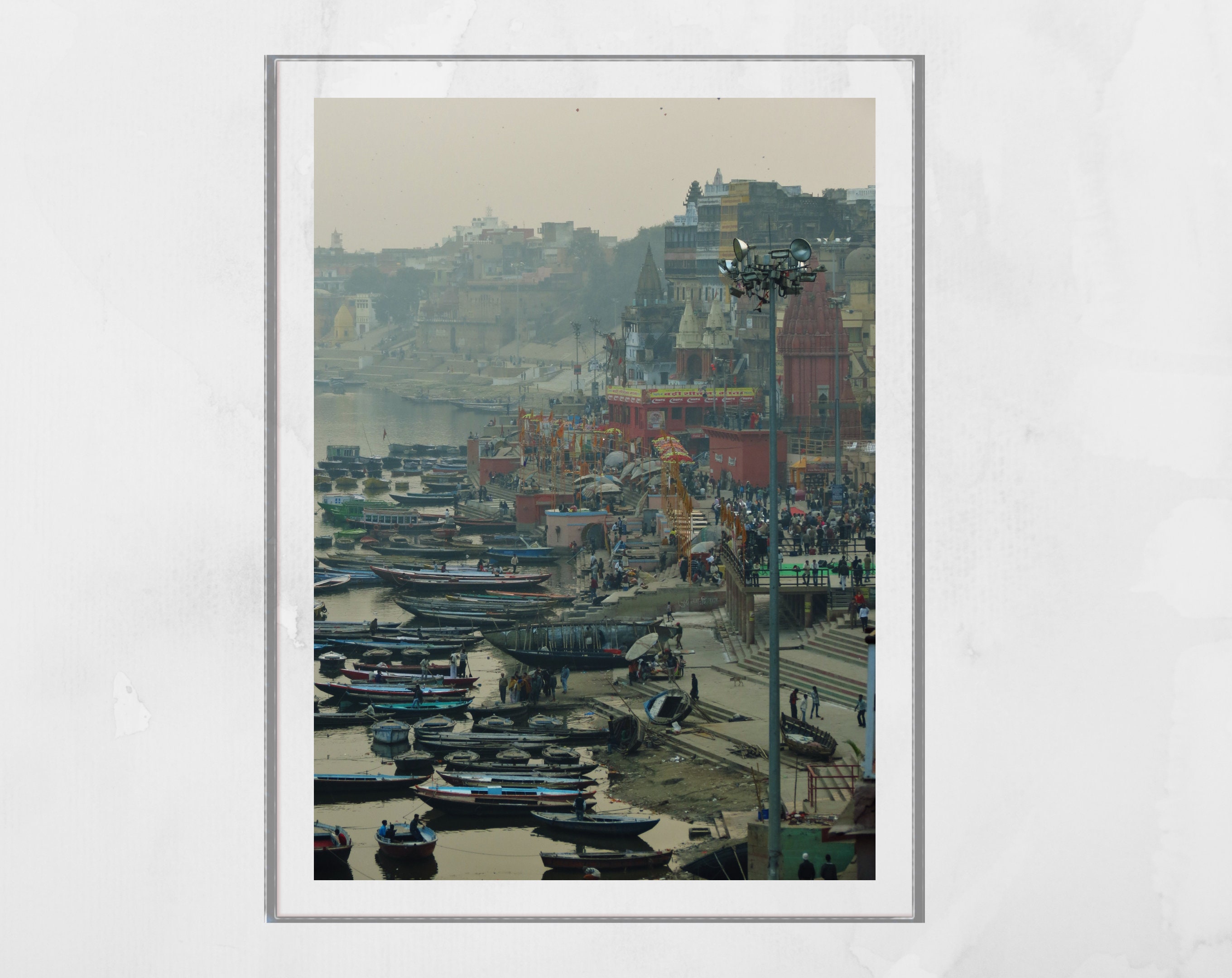 Varanasi Poster India Wall Art - Etsy