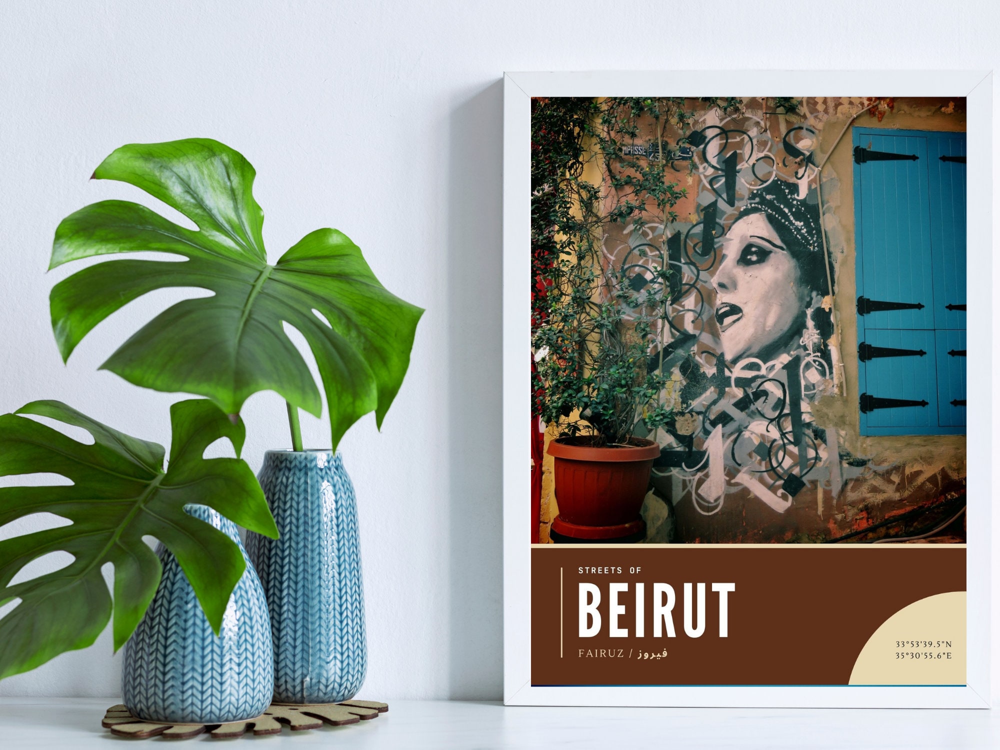 Fairuz Beirut Artwork, Streets of Beirut Photography Series - Etsy
