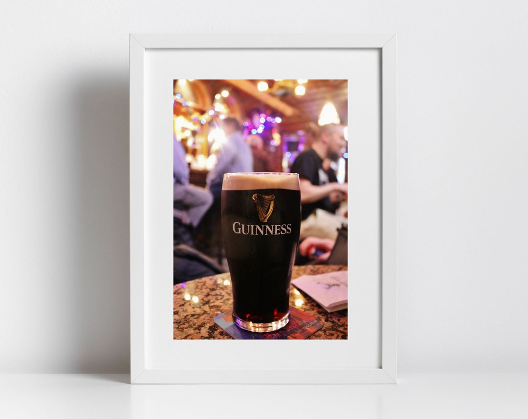 Guinness Poster Irish Pub Print the Stag's Head Dublin Photography - Etsy