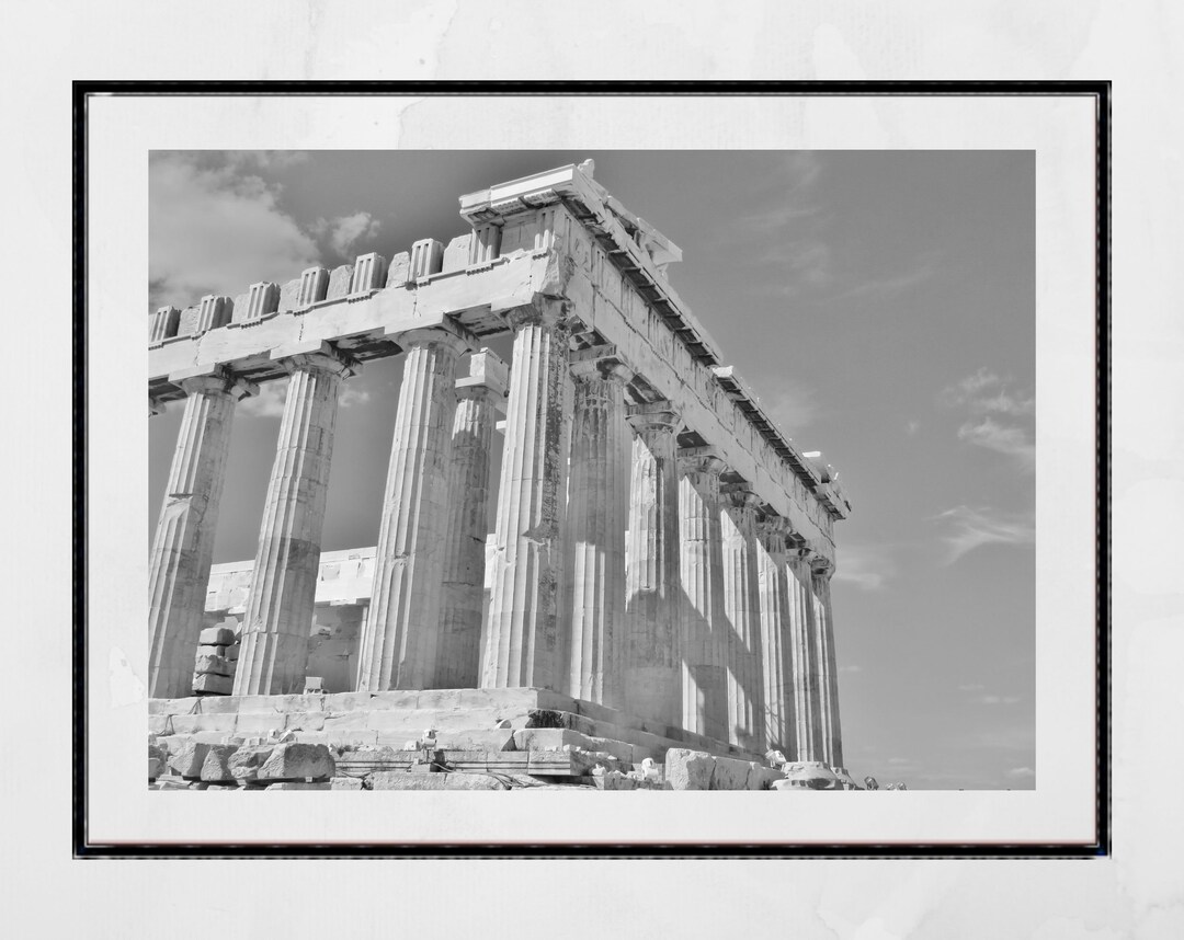 Athens Greece Print Acropolis Parthenon Poster - Etsy